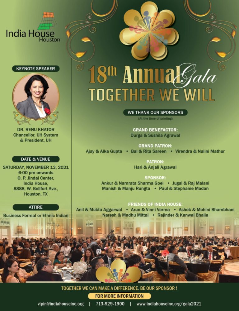 Recent and Upcoming Events - India House Houston