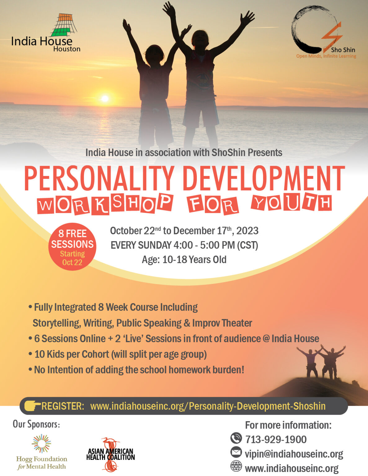 Personality Development Workshop with ShoShin - India House Houston