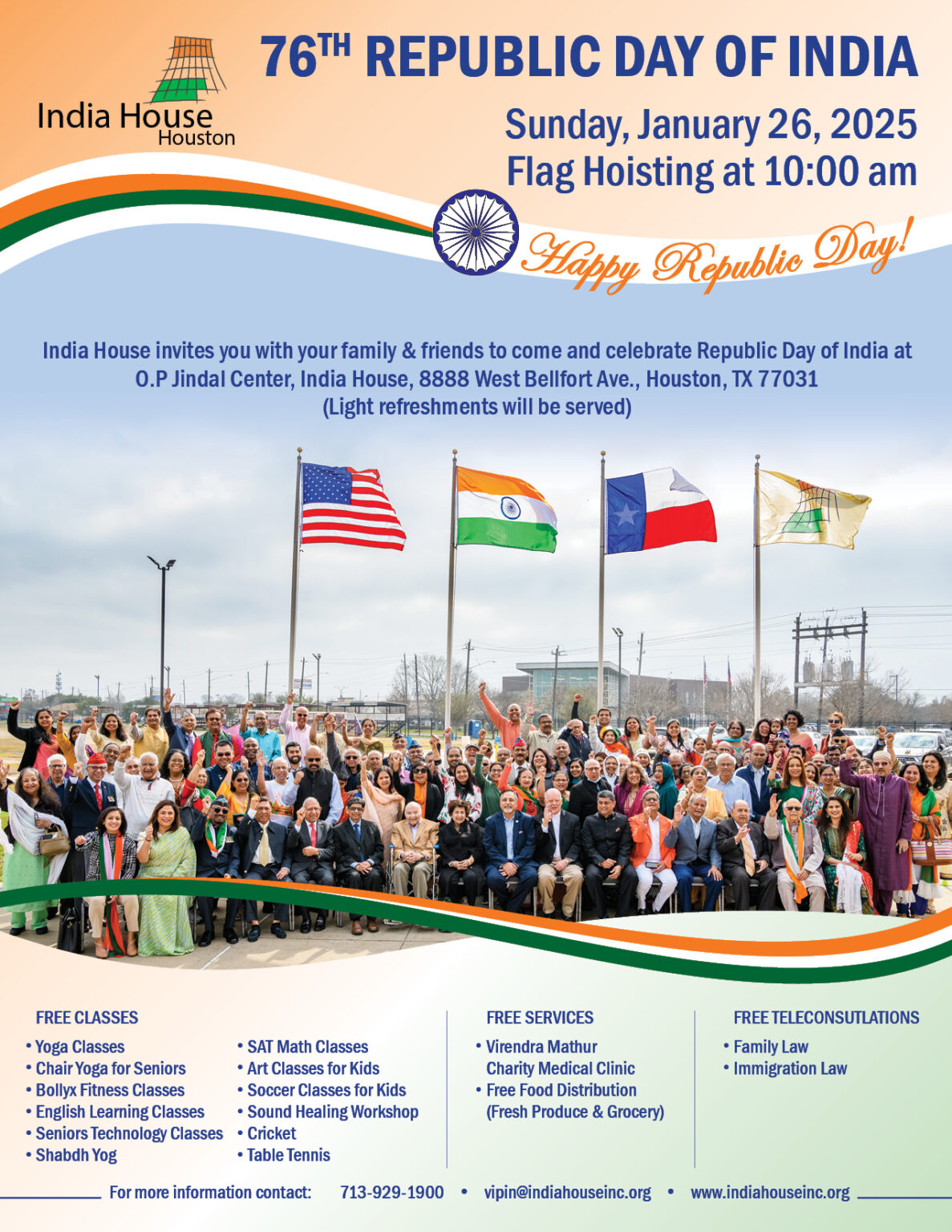 Recent and Upcoming Events - India House Houston