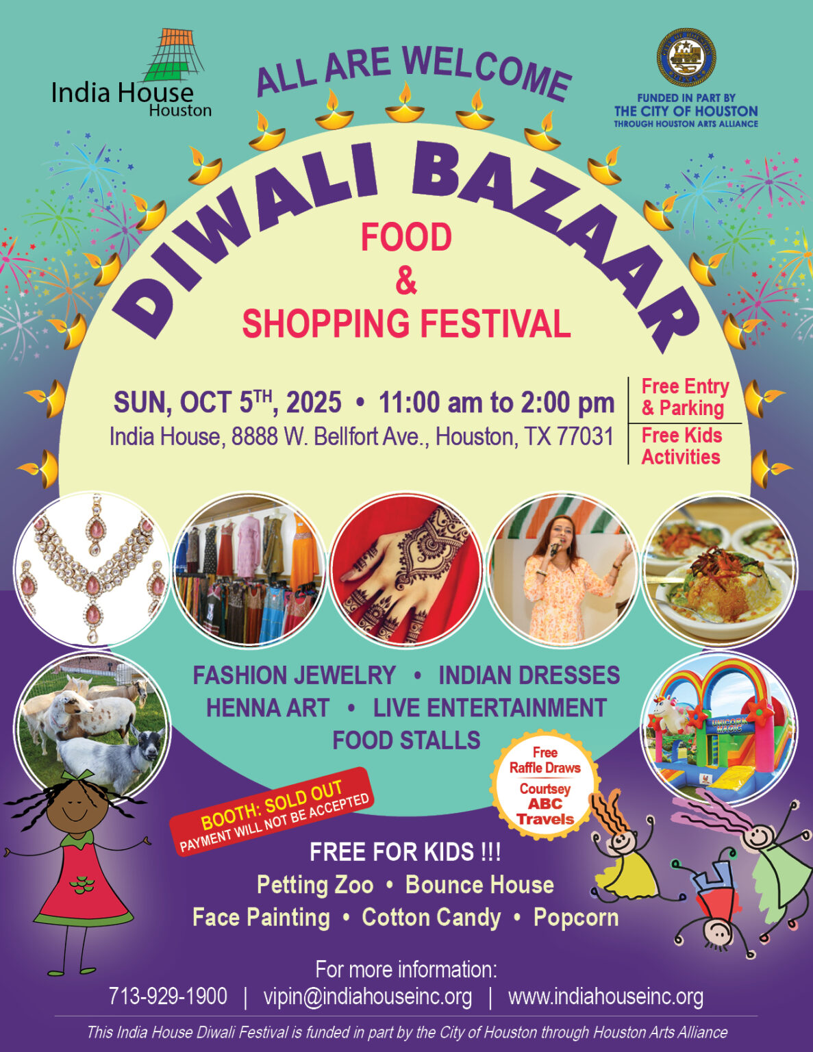 Diwali Bazaar 2025 - India House Houston